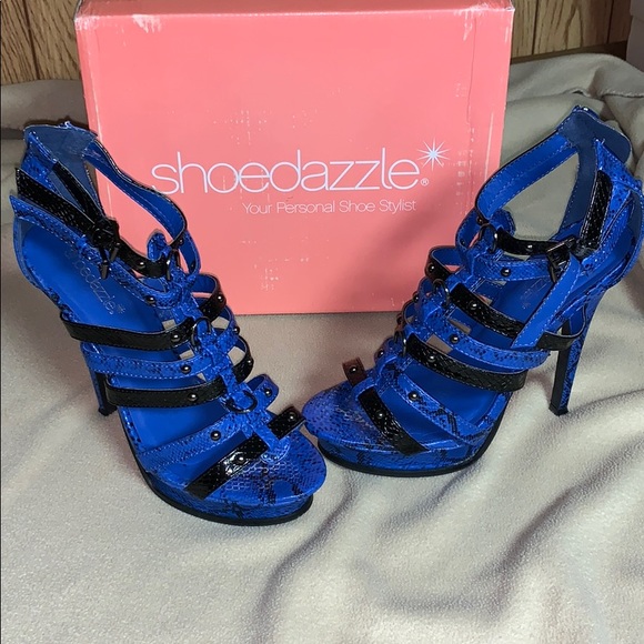 Shoe Dazzle | Shoes | Copy Shoe Dazzle Blue Stilettos | Poshmark